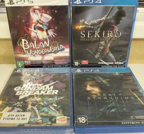 PS4 Sekiro/ Death Stranding/ Gundam Breaker/ Balan