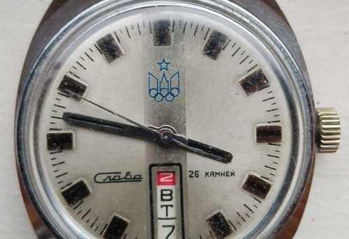 Часы наручные мужские Слава Олимпиада 80,механика
