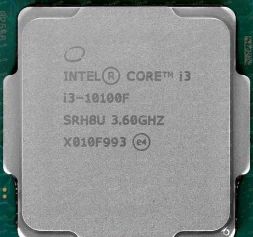 Процессор Intel core i3 10100f