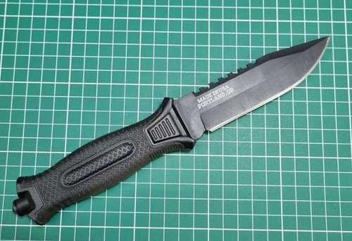 Нож охотничий gerber со стеклобоем чёрный