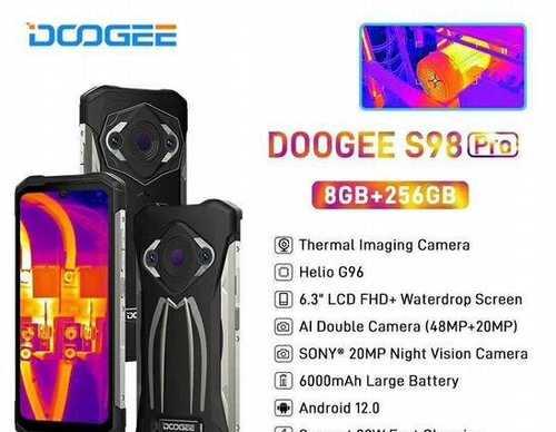 New Doogee S98 Pro 8/256gb Grey гарантия
