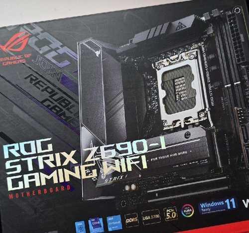 Продам asus ROG strix Z690-I gaming wifi