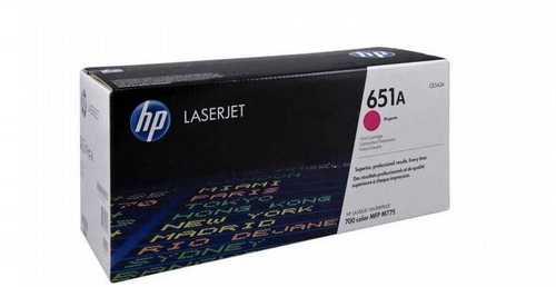 Картридж лазерный HP 651A (CE343A/AC) пурпурный