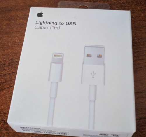 Кабель apple lightning usb оригинал 1м iPad iPhone