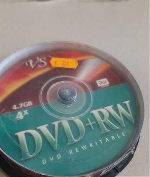 DVD+RW чистые диски