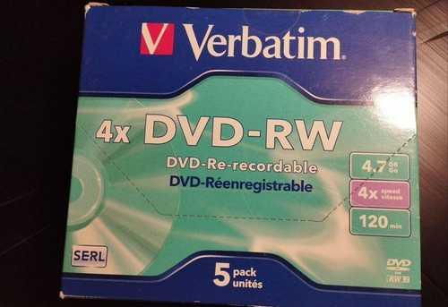 Dvd rw диски болванки в коробках