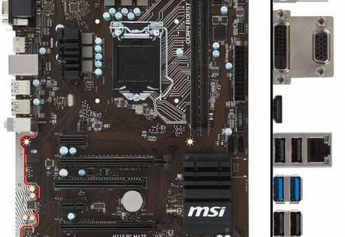Материнская плата MSI H110 PC mate