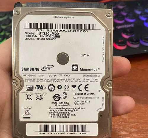 Жесткий диск samsung 320GB