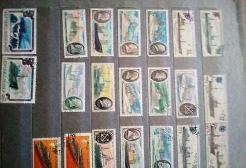 2 альбома марок почта СССР