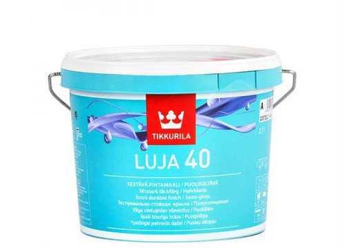 Краска интерьерная Luja 7/20/40 0,9л, 2,7л, 9л