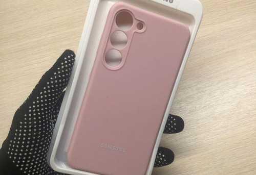 Чехол на Samsung S23 Silicone Cover розовый