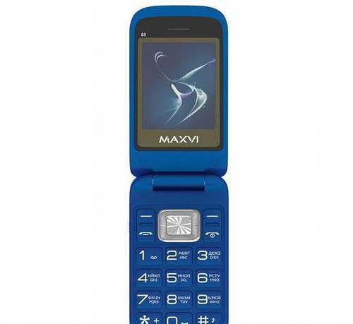 Сотовый телефон Maxvi E5 2.4" Blue GSM