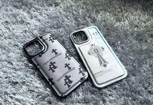 Чехол Chrome Hearts на iPhone 13-15 (Pro/Pro Max)