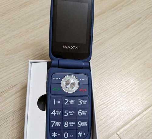 Телефон раскладушка maxvi e6