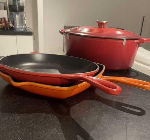 Набор чугунной легендарной посуды le creuset