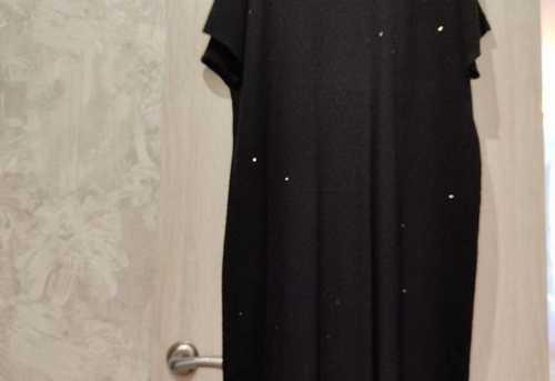 Вечернее платье 48 размер черное