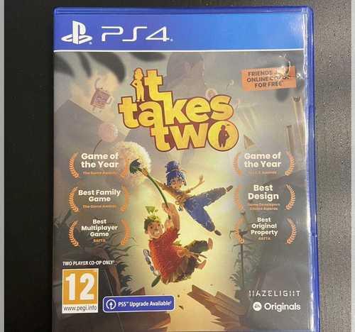 It takes two ps4&ps5 диск