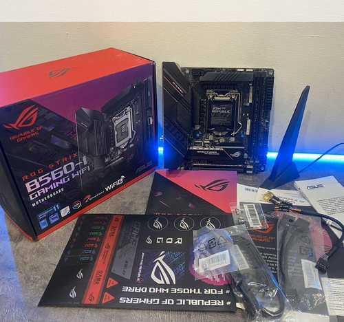 Материнская плата asus ROG strix B560-I gaming