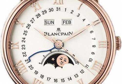 Blancpain villeret moon phase quantième complet