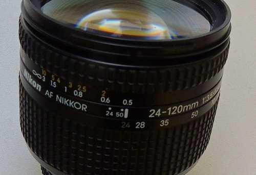 Nikon 24-120mm 3.5-5.6 D (б/у с нюансом)