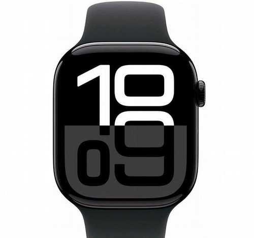 Умные часы Apple Watch Series 10 42mm Aluminum Case with Sport Band M/L Jet Black