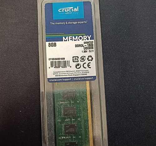 Оперативная память Crucial CT102464BD160B DDR3L