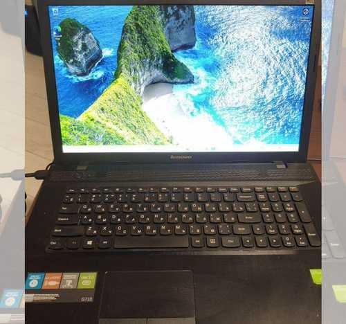17.3" Lenovo IdeaPad G710, Core i3, RAM 4ГБ, 120 ГБ, GeForce GT 720M 2 ГБ