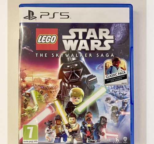 Lego Star Wars the skywalker saga ps5 диск