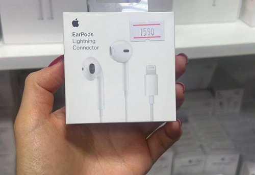 Наушники earpods lightning оригинал, запечатаны