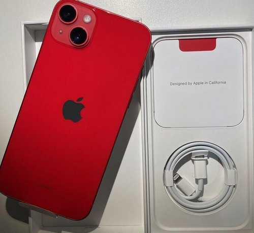 Apple iPhone 14 plus 128 gb red новый