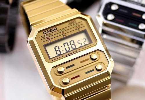 Часы женские Casio Collection A-100WEG-9A