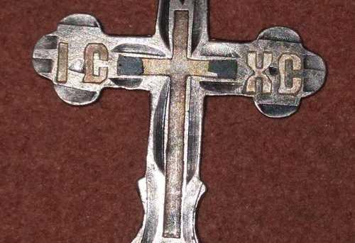 Крест нат. крины 18-начало19 века(Ag-84) 2 клейма