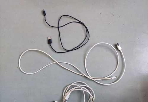 Шнуры 3 шт. micro USB (б/у)