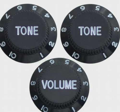 Waaah Guitar Control Knobs XN0025 Черный, Black x White