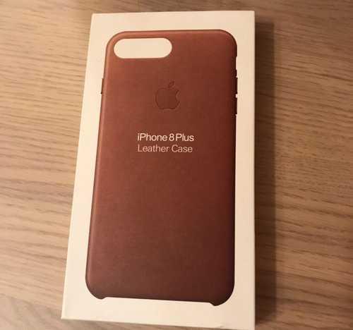 Чехол на iPhone 7 8 plus Leather Case