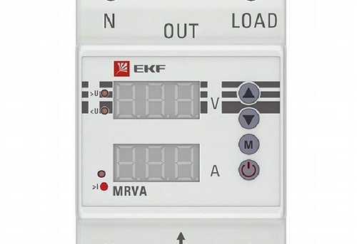 Реле напряжения и тока с дисплеем mrva 40A EKF PRO