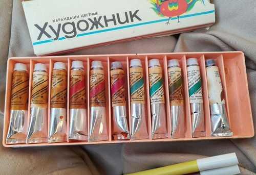 Краски масляные и карандаши СССР