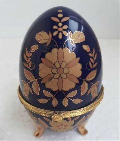 Сувенир шкатулка-яйцо Греция