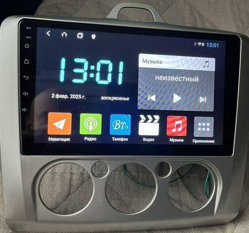 Магнитола android 9 дюймов ford focus 2