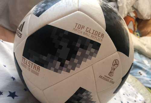 Футбольный мяч adidas telstar fifa 2018