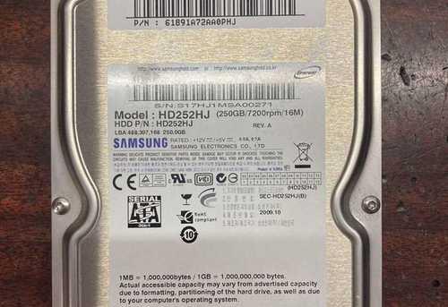 Жесткий диск Samsung 250gb