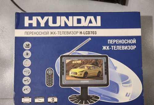 Переносной телевизор Hyundai h-lcd703