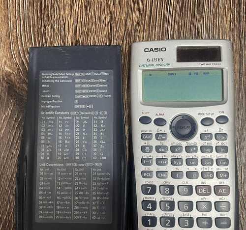 Калькулятор casio fx-115 ES