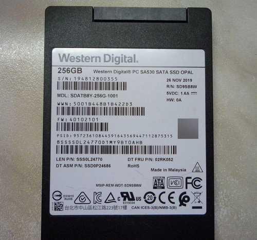 Western Digital-SSD 256GB