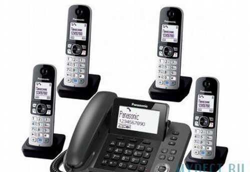 Радиотелефон с четырьмя трубками Panasonic KX-TGF3