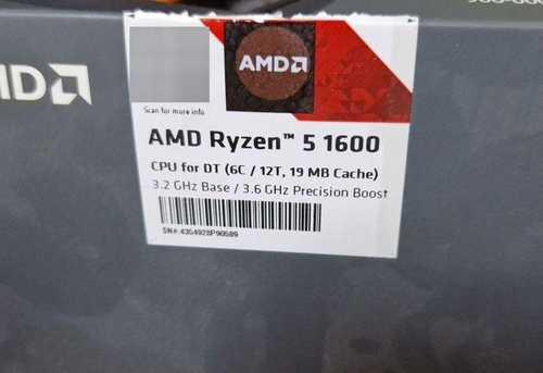 Процессор AMD ryzen 5 1600af