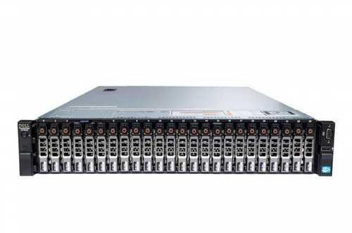Сервер dell R720xd 24sff 2xE5-2640 128GB, H710