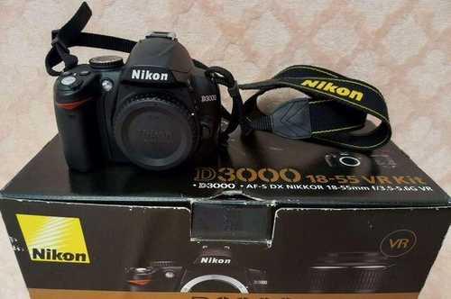 Nikon d3000 body новый комплект