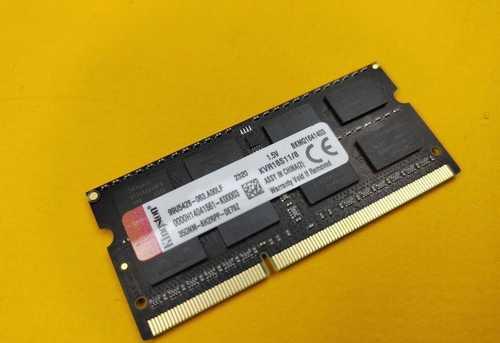 KingSton DDR3 1600 MHz 8 Gb sodimm