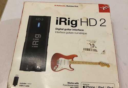 Внешняя звуковая карта ik multimedia irig hd 2